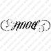 Angel / Devil Ambigram Tattoo Instant Download (Design + Stencil) STYL ...